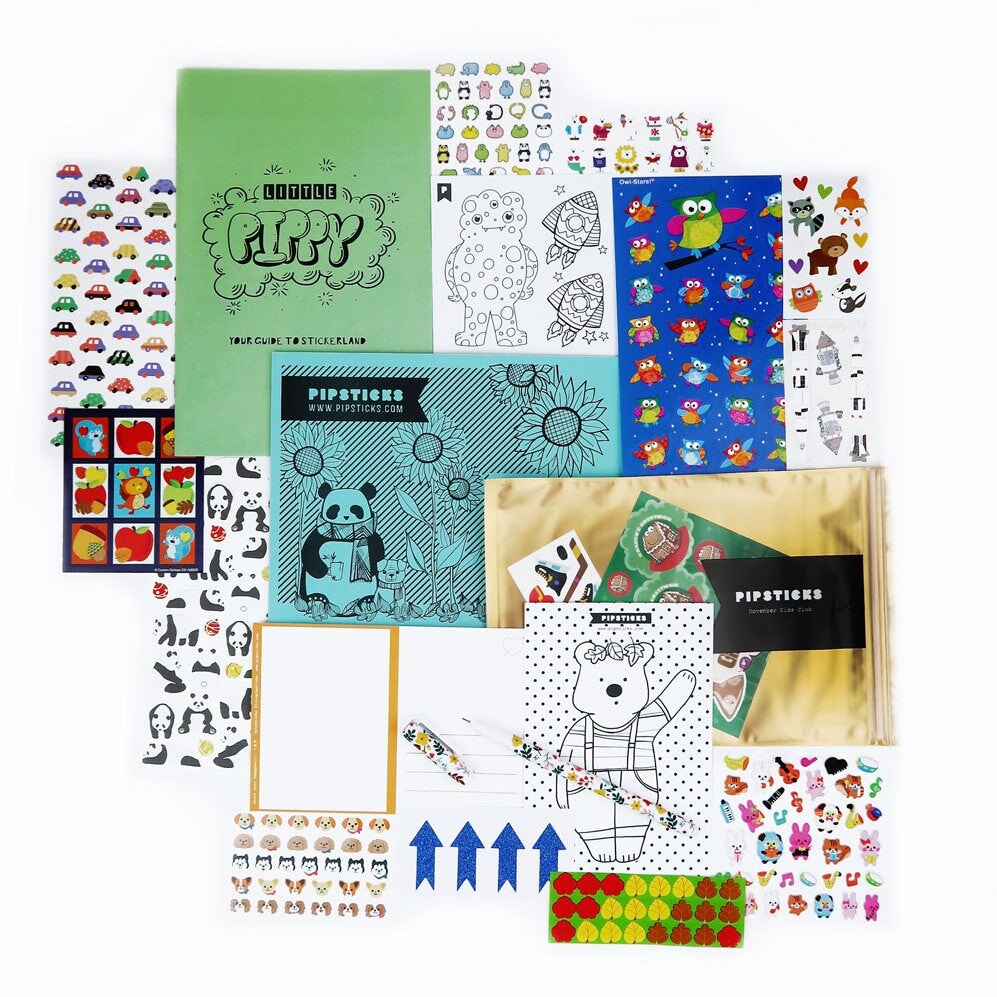 NOVEMBER 2017 KIDS CLUB STICKERS!