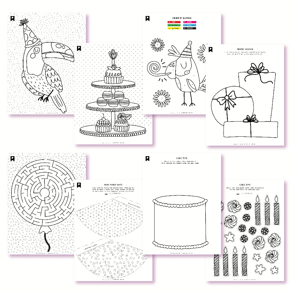 2020 August Kids Club Printables