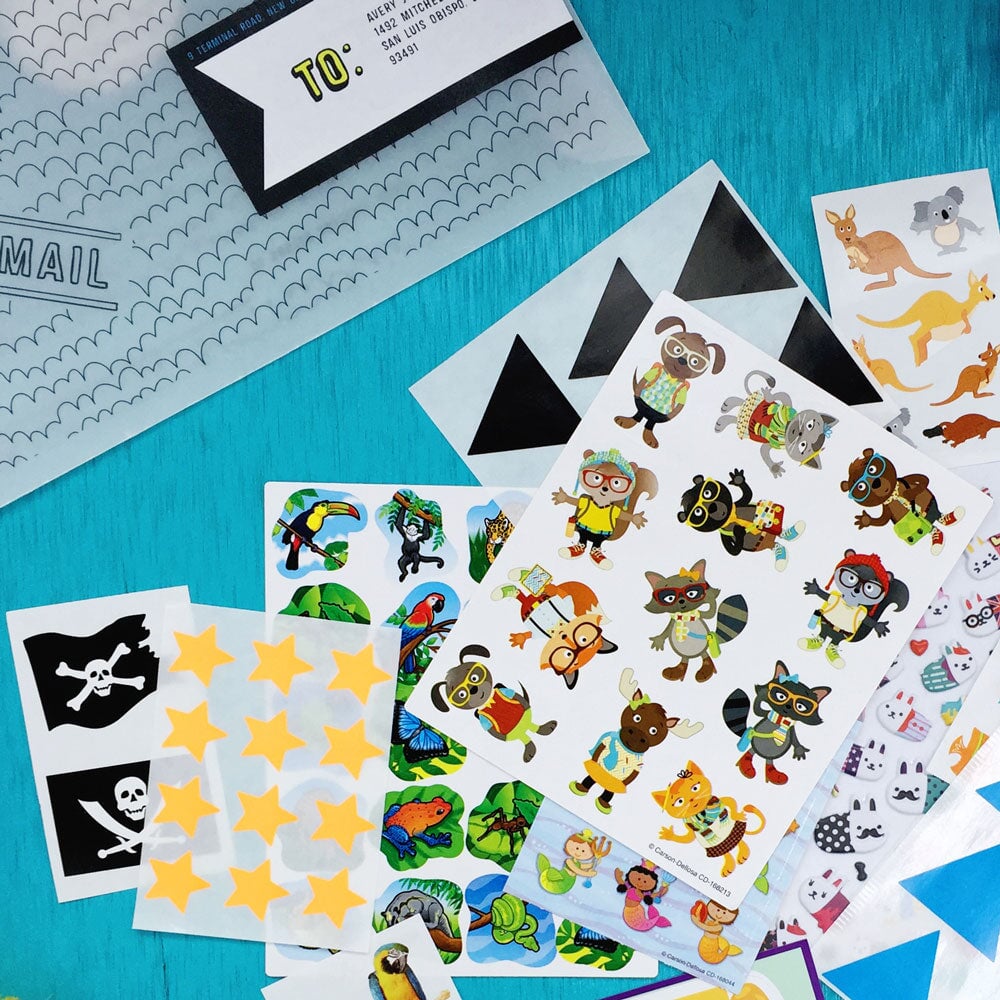 April 2016 Kids Club stickers!