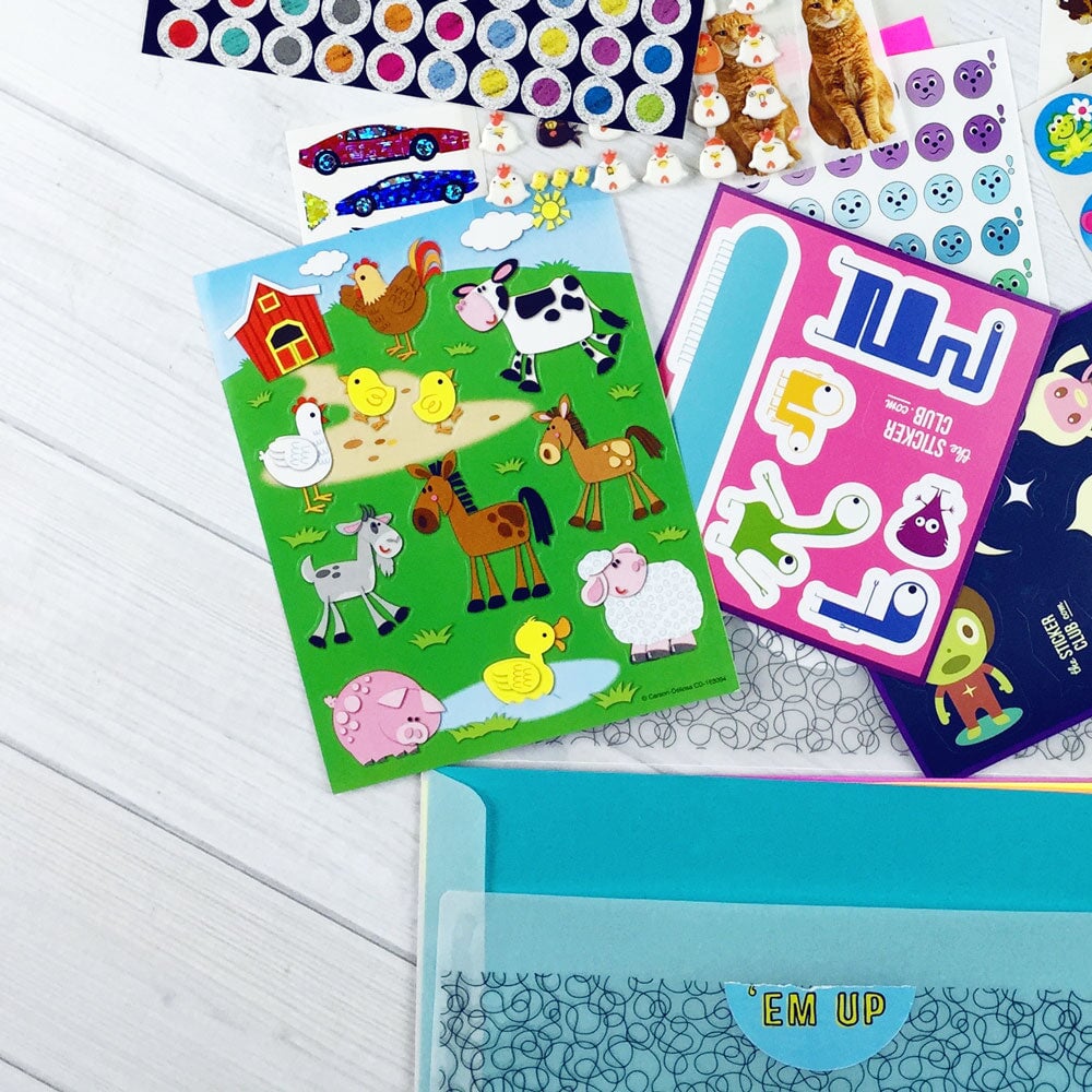 June 2016 Kids Club Stickers!