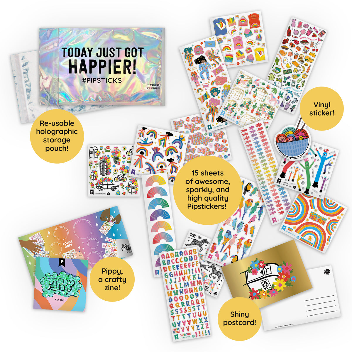 Monthly Sticker Club for Adults