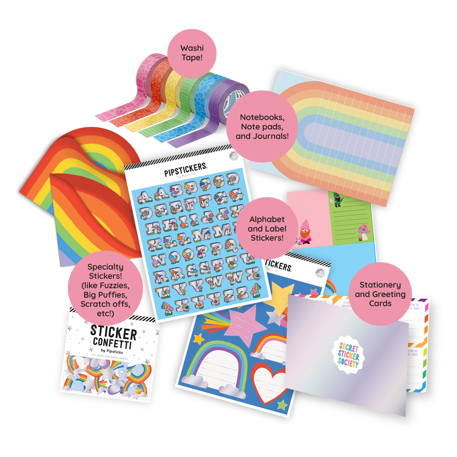 Monthly Sticker Club for Adults