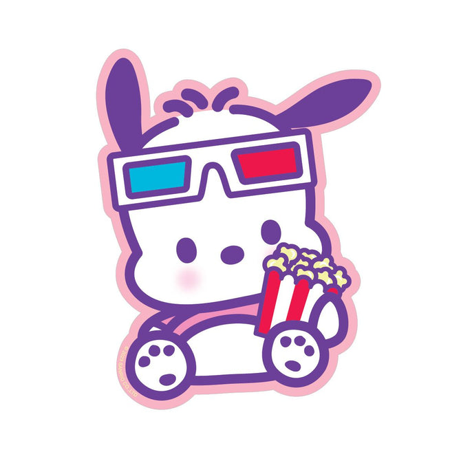 Pochacco Loves Movies Vinyl Sticker