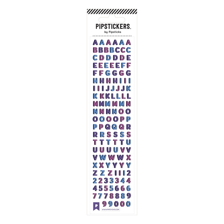 Cute Alphabet & Letter Stickers – Pipsticks