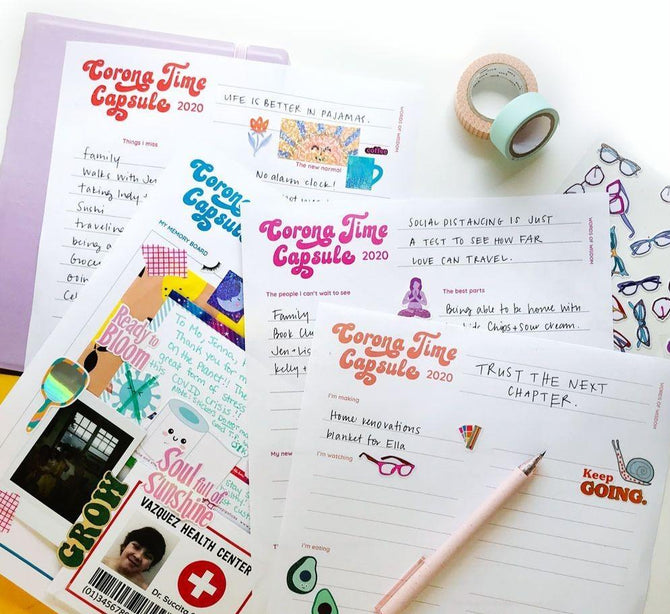 Corona Time Capsule Printable