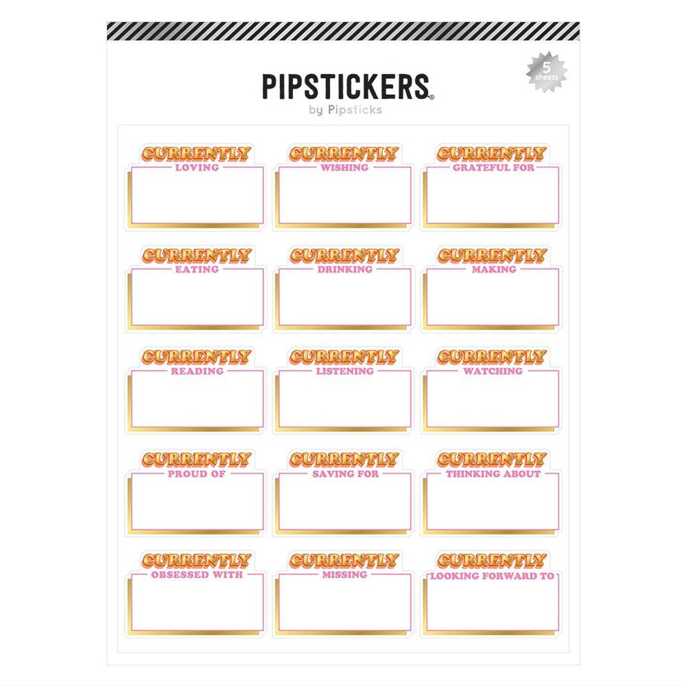 Currently Label Stickers